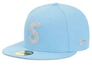New Era Swarovski S Logo 59fifty Fitted Hat - Light Blue