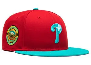 New Era Baltimore Orioles 1966 World Series Patch 59fifty Fitted Cap - Red/teal