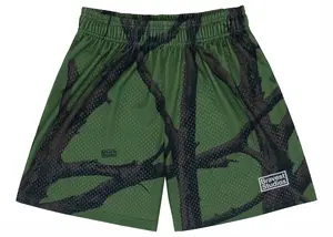 BRAVEST STUDIOS Tree Camo Shorts - Green