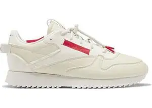 REEBOK Eebok Eebok Classic Leathe Vegan Miy Milk Makeup Equipment Oom - Vintage Chalk S23/r/vector Red