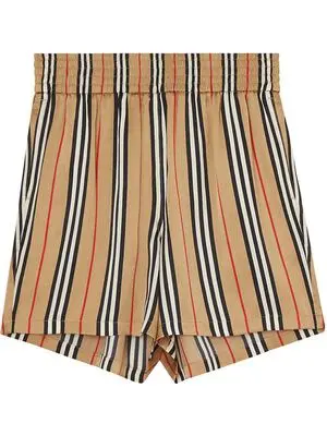 Burberry Icon Stripe Shorts - Beige