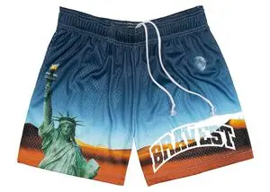 BRAVEST STUDIOS Statue Of Liberty Printed Shorts