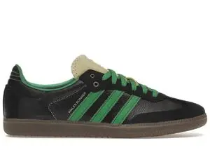 adidas gazelle silver green womens Women's Adidas Samba OG 'Semi Screaming Green Core Black Gold' main image 0