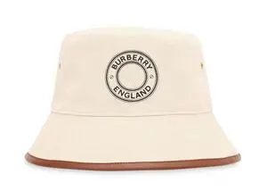 Burberry Archway Logo Applique Bucket Hat