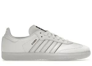 Adidas Samba Vegan Disney Mickey Sneakers - Cloud White/core Black/gold Metallic