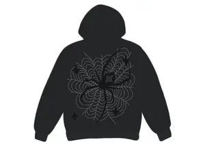 BROKEN PLANET Spider Web Zip Up Hoodie