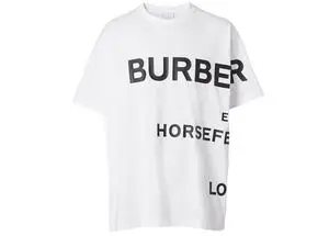 Burberry Horseferryprint T-shirt - White/black