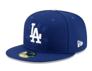 BORN X RAISED Los Angeles Dodgers Fitted Hat - Blue