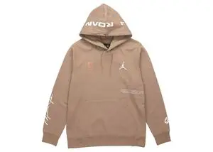 JORDAN X Clot Crossover Logo Printed Hoodie