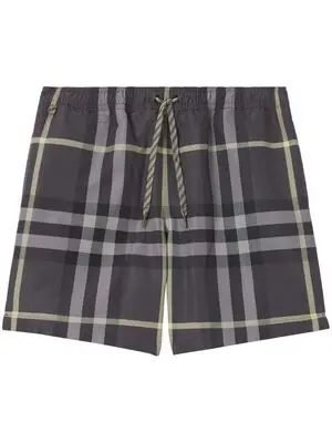 Burberry Checked Martin Swim Shorts
