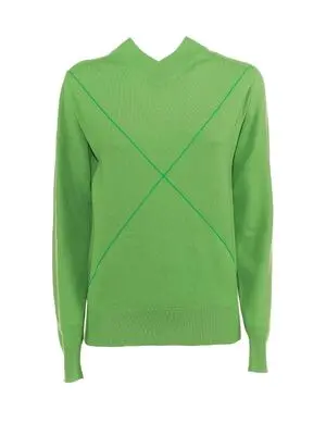Bottega Veneta Printed V-neck Sweater