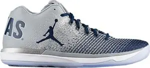 JORDAN Xxx1 Low Georgetown Sneakers - Wolf Grey/college Navy Blue/white