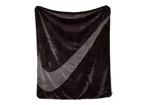 Nike Swoosh Faux Fur Blanket - Velvet Brown/cave Stone