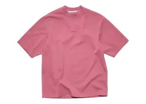 Acne Studios Contrast Stamped Logo T-shirt - Old Pink