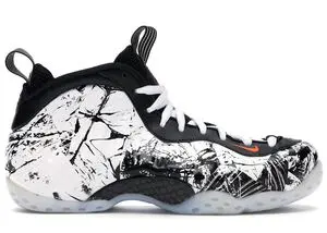 Nike Foamposite One Shattered Backboard Sneakers - Black/white/total Orange