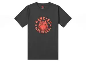 Nike X Stranger Things Hawkins High Tee Shirt - Black