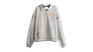 PALACE Nike Flame Embroidered Baseball Cap Gray