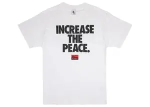 Nike X Stussy Increase The Peace Tee Shirt - White