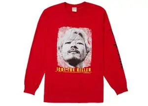 Supreme Ichi The Killer Long Sleeve Tee Shirt - Red