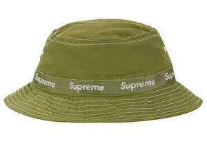 Supreme Acne Studios Gothic Logo Zip Hoodie - Olive