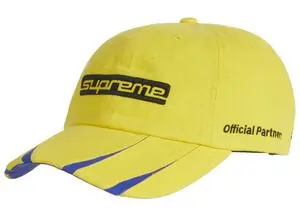 Supreme Jagged Visor 6-panel Cap - Yellow