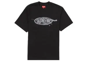 Supreme Ink Blot Short Sleeve Top - Black