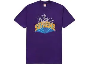 Supreme Irak Arc Tee Shirt - Purple