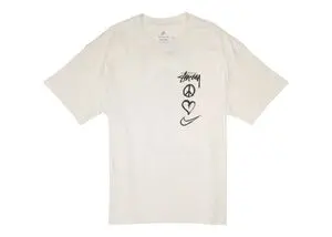 Nike X Stussy Peace, Love, Swoosh T-shirt (asia Sizing) - White