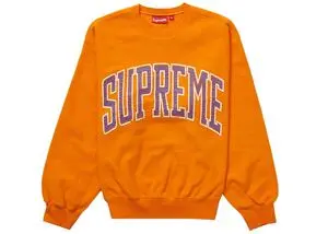Supreme Inside Out Crewneck Sweatshirt - Orange