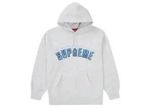 Supreme Icy Arc Hooded Sweatshirt - Ash Grey