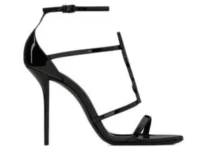 Saint Laurent Cassandra Sandal Heels - Black