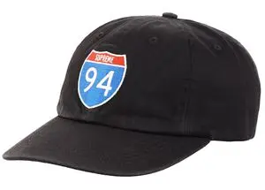 Supreme Interstate 6-panel Cap - Black