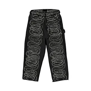 Supreme X Hysteric Glamour Snake Denim Painter Pant - Black
