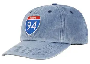 Supreme Interstate 6-Panel Cap Light Denim