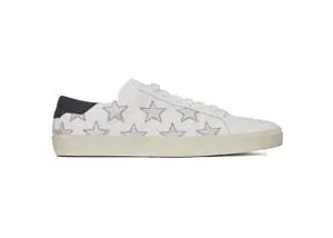 Saint Laurent Court Classic Sl/06 Metallic California Sneakers - White
