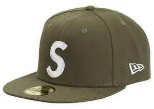 Supreme Jesus Piece S Logo New Era 59fifty Cap - Olive