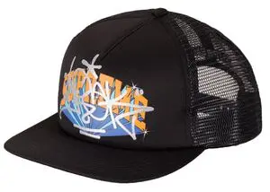 Supreme Irak Arc Mesh Back 5panel Cap - Black