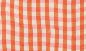 MON COEUR Gingham Linen Bubble Romper