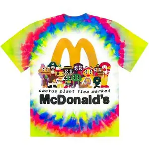 CACTUS PLANT FLEA MARKET X Mcdonald's Cactus Buddy! And Friends Tie T-shirt - Custom Tie/dye
