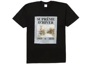 Supreme D'hiver Tee Shirt - Black