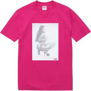 Supreme Digi Tee Shirt - Hot Pink