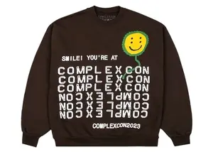 CACTUS PLANT FLEA MARKET X Complexcon Smile! Crewneck Sweatshirt