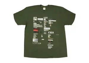Supreme Cutouts Tee Shirt - Olive