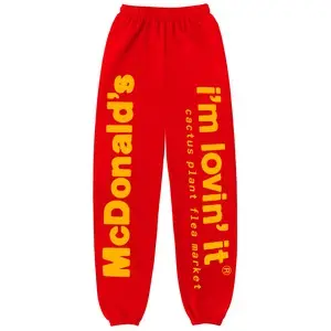 CACTUS PLANT FLEA MARKET X Mcdonald's Drivethru Sweatpants - Tomato