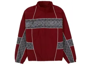 Supreme Jacquard Panel Track Jacket - Red