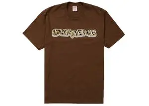 Supreme Diamond Tee Shirt - Brown