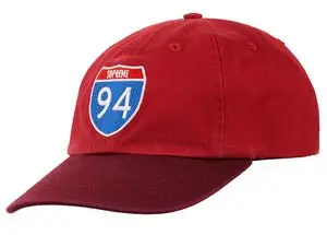 Supreme Interstate 6-Panel Cap Red