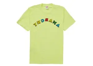 Supreme Jamie Reid Anarchy Tee Shirt - Bright Yellow