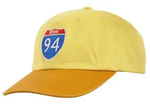 Supreme Interstate 6-Panel Cap Yellow