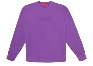 Supreme Cutout Logo Crewneck Sweatshirt